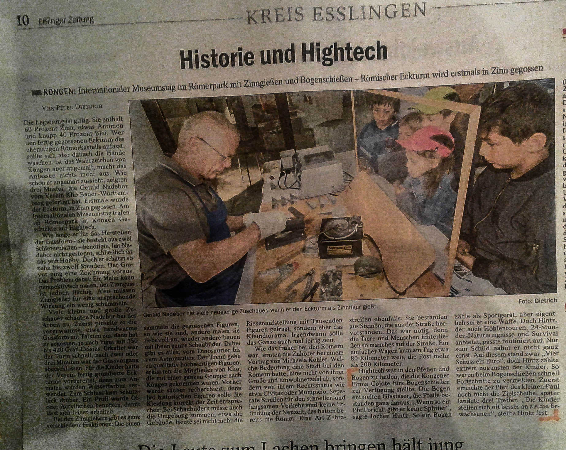 Zeitungsartikel Esslinger Zeitung 23.5.2017 | Cojote GbR